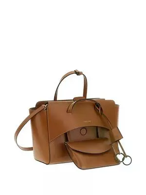 HIDESINS Top Handle Leather Tote - Brown