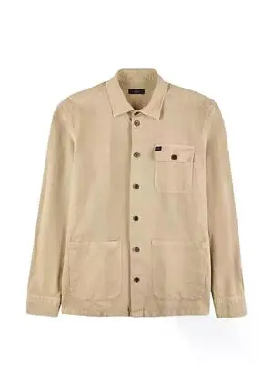 FAY Oversized-pocket Shirt - Neutrals