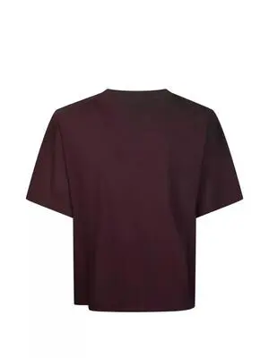 Alpha Studio Boxy Cotton T-shirt - Red