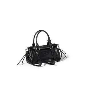 Miu Miu Nappa Leather Handbag - Black
