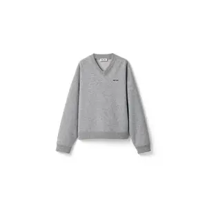 Miu Miu Cashmere And Jersey V-neck Sweater