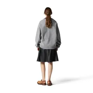 Miu Miu Cashmere And Jersey V-neck Sweater