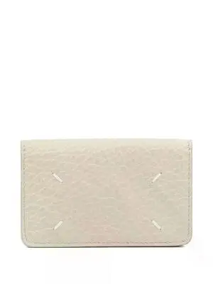 MAISON MARGIELA Leather Card Holder - Neutrals
