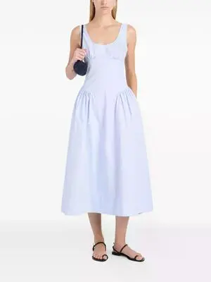 Proenza Schouler White Label Kendall Midi Dress - Blue