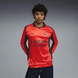 PUMA Ac Milan X Slam Jam Long Sleeve Jersey - Red