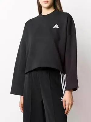 Adidas 3-stripes Cropped Sweatshirt