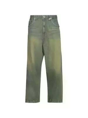Mihara Yasuhiro Elasticated Wide-leg Jeans