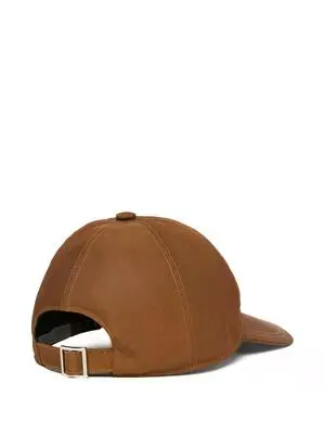 Stella McCartney Panelled Baseball Cap - Brown