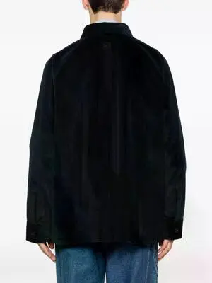 Loewe Cable Knit Corduroy Jacket - Blue