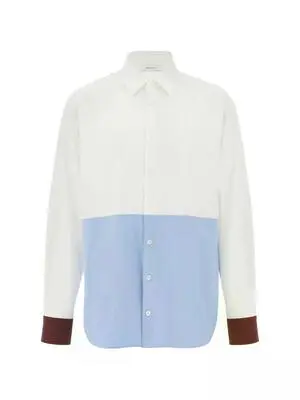 FERRAGAMO Color-block Shirt - White