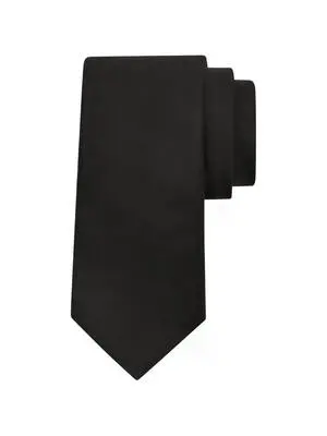 FERRAGAMO Nappa Leather Tie - Black