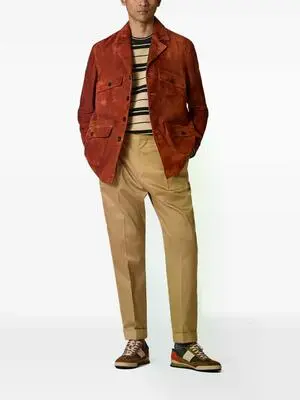 Paul Smith Striped Long-sleeve Cotton T-shirt - Neutrals