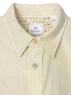 Paul Smith Lyocell Patch Pocket Shirt - Neutrals