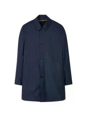 Paul Smith Buttoned Coat - Blue