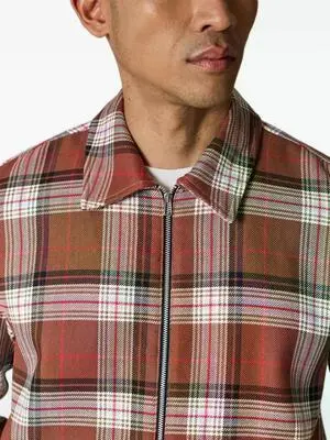 Paul Smith Zip-up Checked Shirt