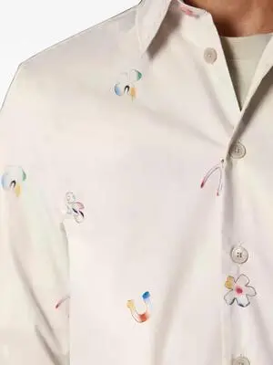 Paul Smith Cotton 'lucky Charm' Print Shirt