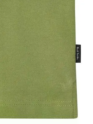 Paul Smith Button Stripe Polo Shirt - Green