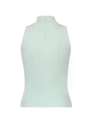 COURREGES Heritage High-neck Sleeveless Jumper - Green