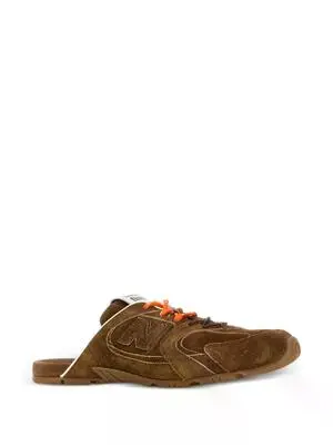 Miu Miu Suede Mules - Brown
