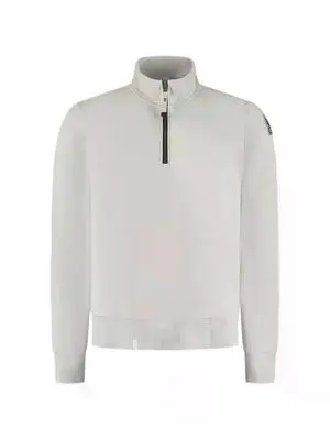 PARAJUMPERS Ribbed Half-zip Sweatshirt - Grey
