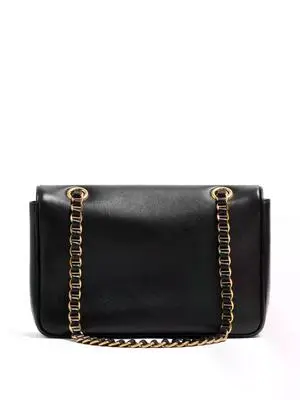 Valentino Garavani Djuna Medium Chain Bag In Nappa Leather - Black