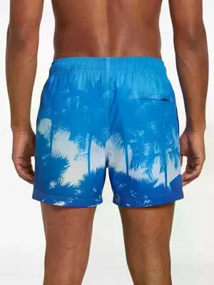 BLUE SKY INN Palm Print Swim Shorts