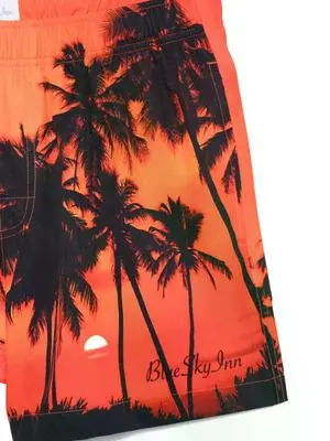 BLUE SKY INN Sunset Palms Swim Shorts