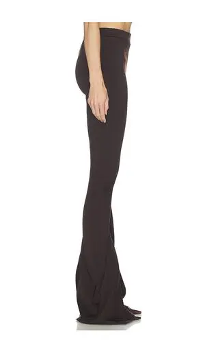 JADE CROPPER Twisted Stretch Trouser - Brown