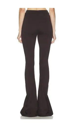 JADE CROPPER Twisted Stretch Trouser - Brown