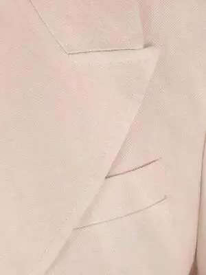 Montedoro Double-breasted Linen Jacket - Neutrals
