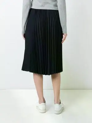 Comme Des Garçons Pleated Midi Skirt
