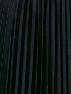 Comme Des Garçons Pleated Midi Skirt