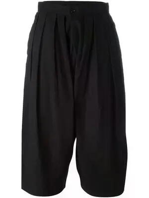 Comme Des Garçons Pleated Cropped Trousers