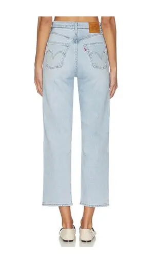 LEVI'S Ribcage Straight Ankle - Blue