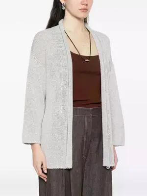 ANNE CLAIRE Three-quarter-sleeve Knit Cardigan