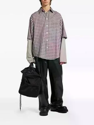 Balenciaga Checked Layered Shirt