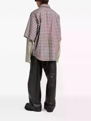 Balenciaga Checked Layered Shirt
