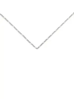 Monica Vinader Textured Chain Necklace - Silver