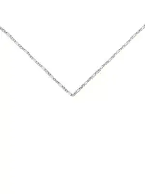 Monica Vinader Textured-chain Necklace - Silver