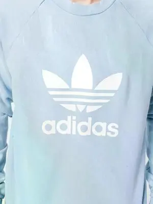 Adidas Originals Trefoil Warm Up Crewneck Sweatshirt - Blue