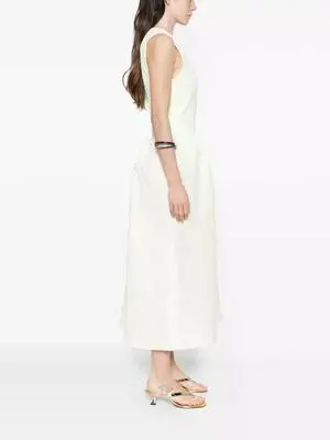 ROTATE BY BIRGER CHRISTENSEN Round-neck Midi Dress
