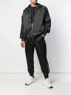 PUMA Embroidered Logo Sport Jacket - Black