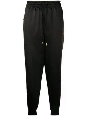PUMA Side Stripe Track Pants - Black