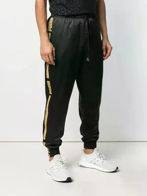 PUMA Side Stripe Track Pants - Black