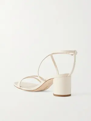 AeydĒ Mirella Leather Sandals - Neutrals