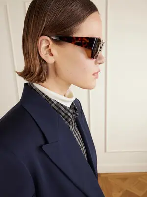 Celine Square-frame Havana Acetate Sunglasses - Tortoiseshell