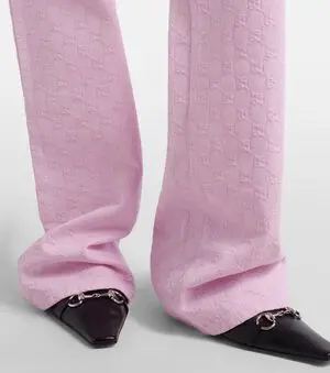 Gucci Gg Jacquard Straight Jeans