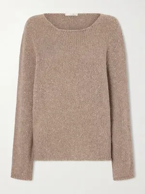 THE ROW Nitha Cashmere Sweater - Neutrals