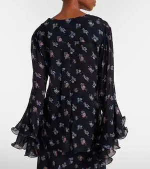 Dorothee Schumacher Floral Georgette Blouse