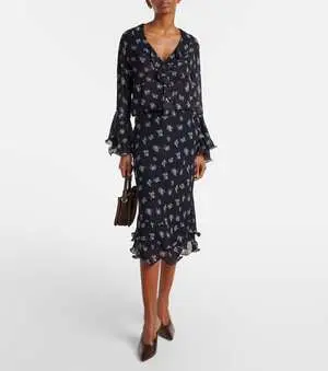 Dorothee Schumacher Floral Georgette Blouse